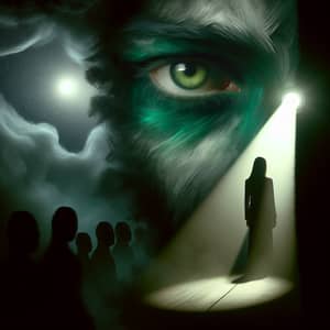 Symbolic Representation of Deadly Sin: Envy Creature in Dark Mood | AI ...