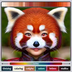 Red Panda Illustration, Non-Realistic Style | AI Art Generator | Easy ...