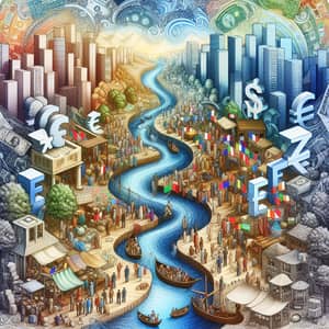 Money Impactful Scene: Symbolizing Global Economy's Power | AI Art ...