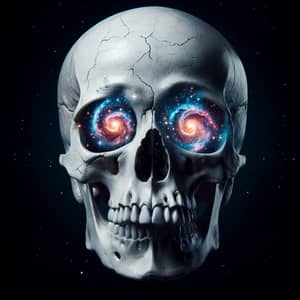 Starry Skull Wish - Eerie Yet Hopeful Image | AI Art Generator | Easy ...