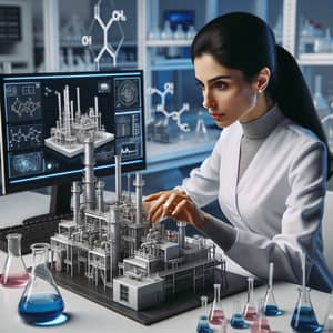 Chemical Engineer in Laboratory: Expertise in Action | AI Art Generator ...