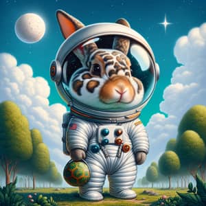 Tails Space Suit: Ethereal Cosmos Fox Astronaut | AI Art Generator ...
