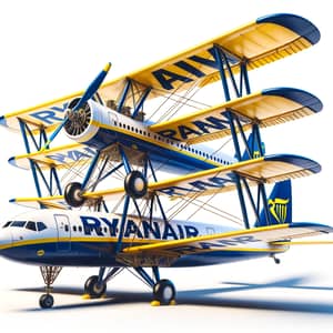 Sopwith Camel Biplane with Ryanair Livery | AI Art Generator | Easy ...