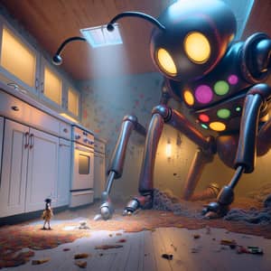 Kyootbot Encounter: A Surrealist Dream in a Fantastical Kitchen | AI ...