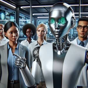 Iron Man in Futuristic High-Tech Room with AI Computers | AI Art ...