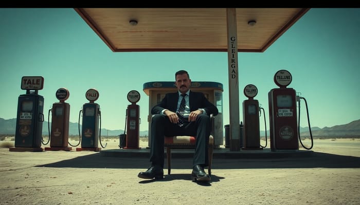 Colombian Drug Cartel Boss: A Tense Desert Encounter | AI Art Generator ...