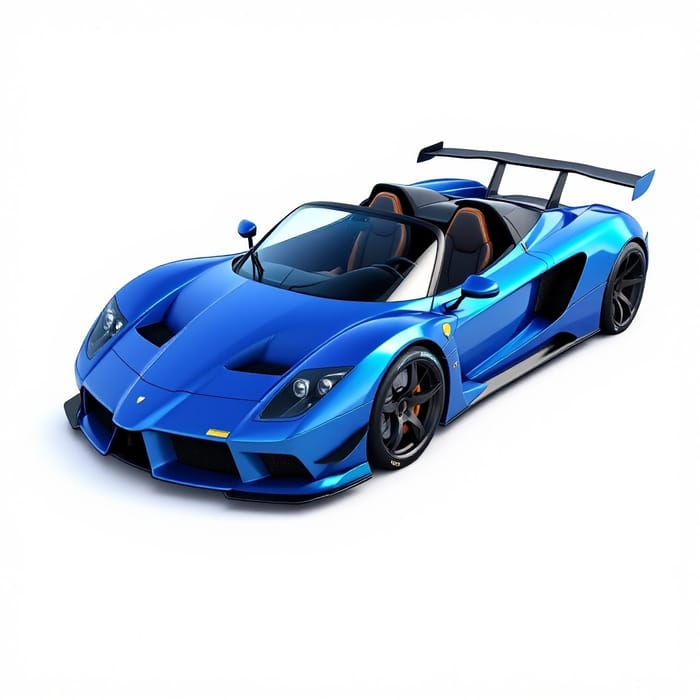 3D Model of Supercar Roadster - Create Yours Now | AI Art Generator ...