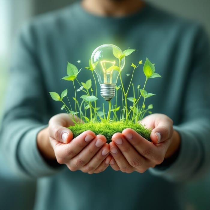 Conserve Energy to Save the Environment | AI Art Generator | Easy-Peasy.AI