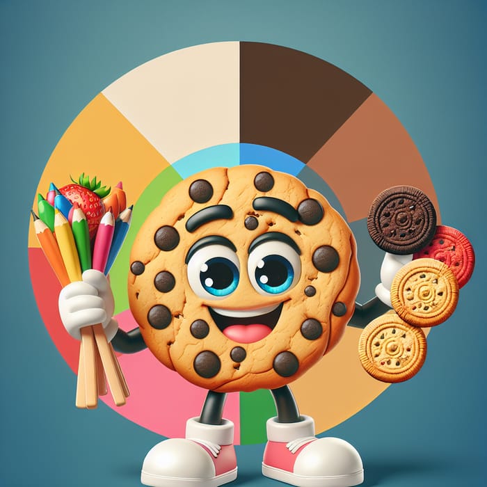 Delightful Cookie Mascot: A Flavorful Adventure | AI Art Generator ...