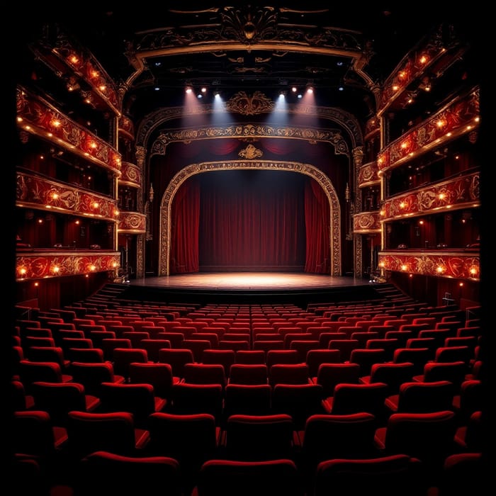 Vibrant Theatre Stage: A Performer’s Perspective | AI Art Generator ...