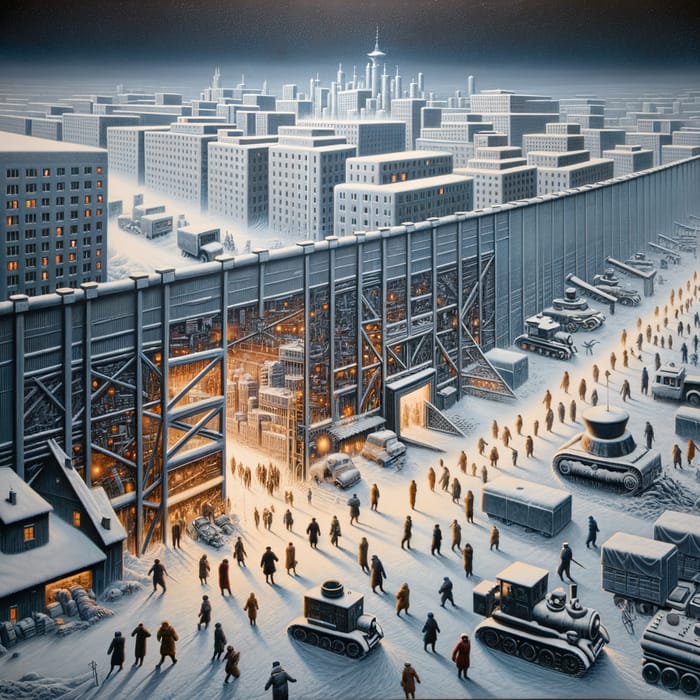 Cold War Symbolism in Soviet Union Landscape | AI Art Generator | Easy ...