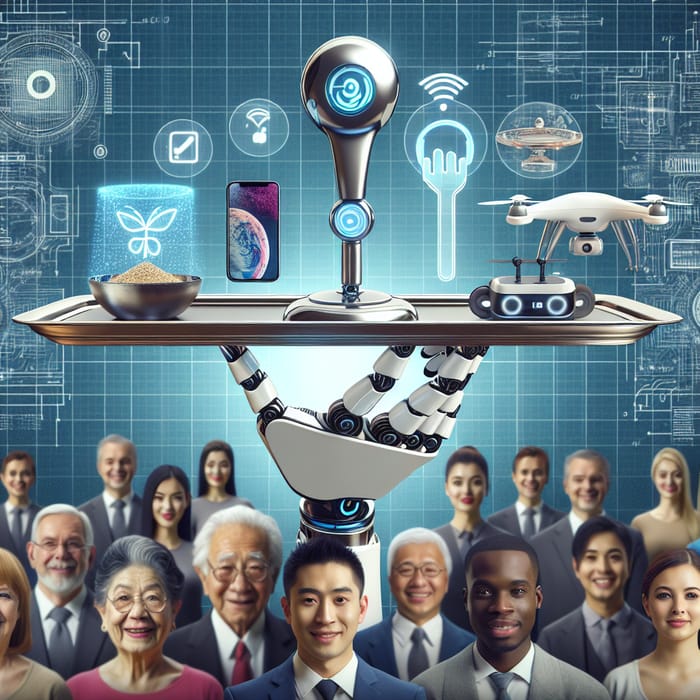 Modern Service Technology Overview | AI Art Generator | Easy-Peasy.AI