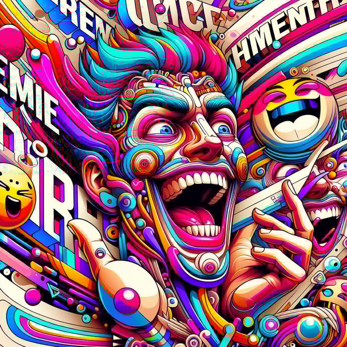 Vibrant Meme-Inspired Illustration: Bold & Playful Style | AI Art ...