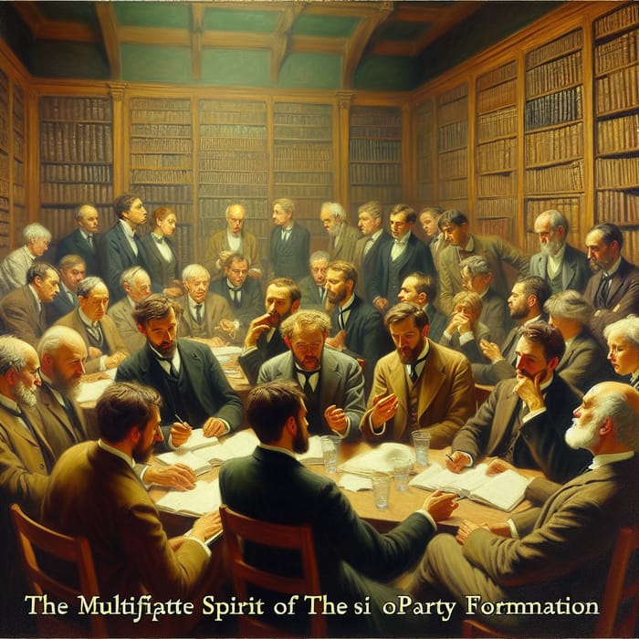 Exploring Diverse Values of Party Spirit | AI Art Generator | Easy-Peasy.AI