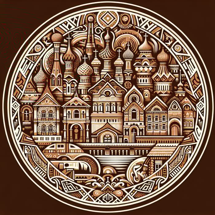 Mezen Folk Art Design - Arkhangelsk City Pattern | AI Art Generator ...