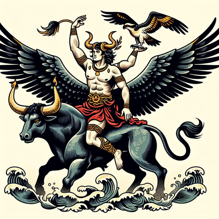 Iberian Water God - Deity of the Sea and Nature | AI Art Generator ...