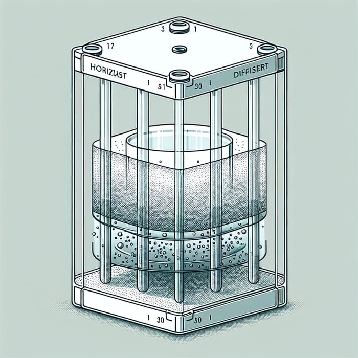 Horizontal Diffusion Cell Model | Scientific Design | AI Art Generator ...