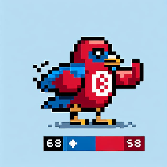 Superman-Inspired Arcade Bird Game | AI Art Generator | Easy-Peasy.AI