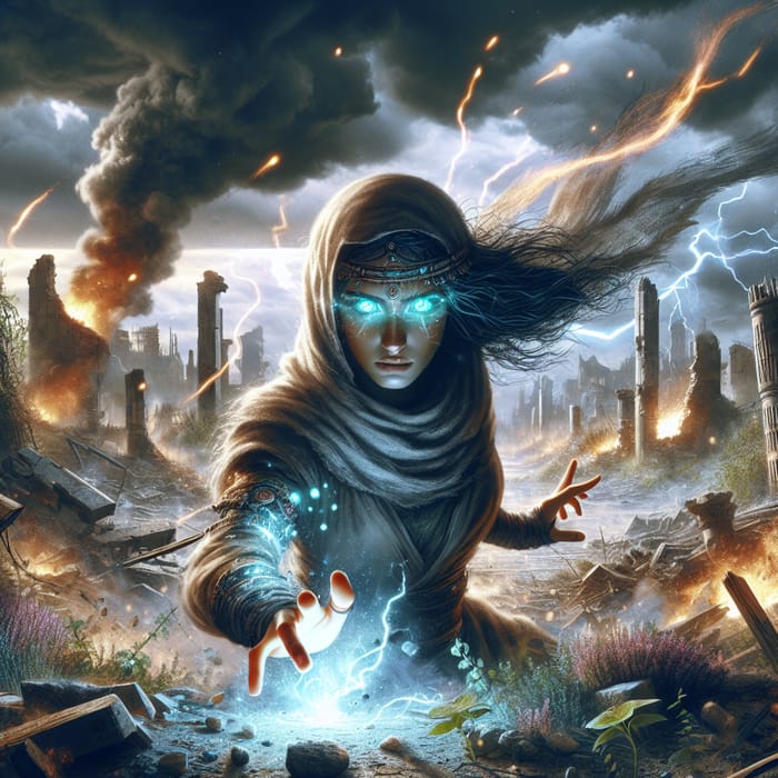 Epic Battle Scene: Choose Character with Special Ability in Post ...