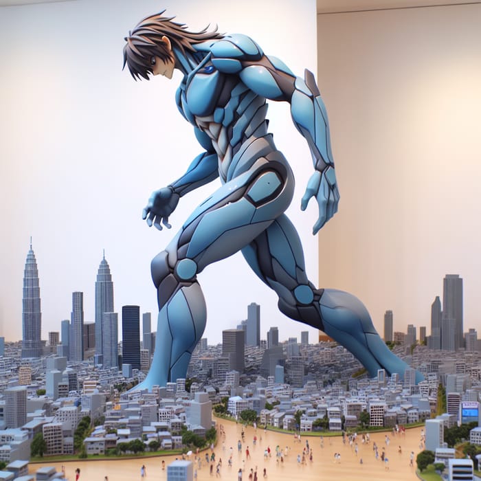 Colossal Anime Eating Miniature People in City | AI Art Generator ...