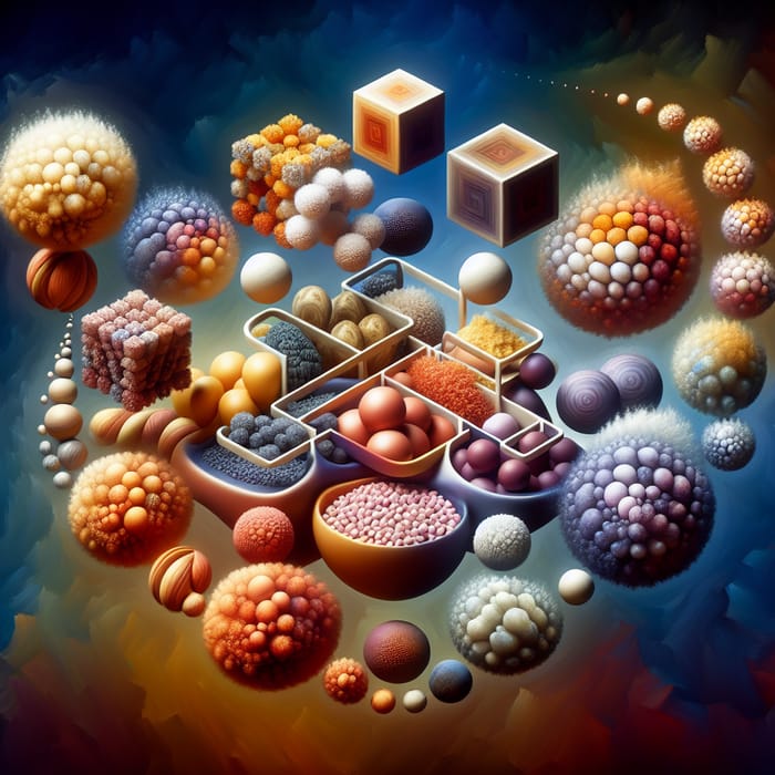 Abstract Nutrient Balance Artwork | AI Art Generator | Easy-Peasy.AI
