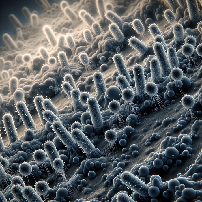 Diverse Microbial Biofilm: Structures & Chemistry Insights | AI Art ...
