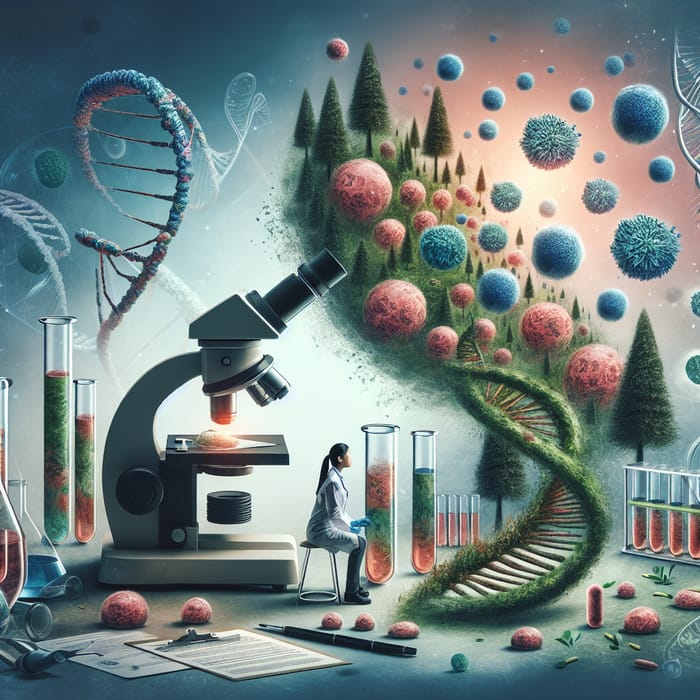 Abstract Cancer Detection Through Nature | Innovative Medical Science ...