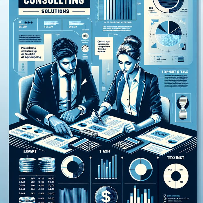 Professional Tax Consulting Poster Design Services | AI Art Generator ...