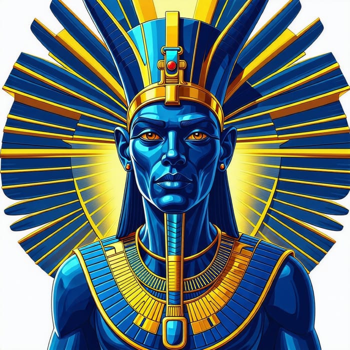 God Osiris: Mythical Creature Artwork | AI Art Generator | Easy-Peasy.AI