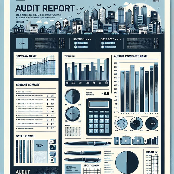 Audit Report Cover Design | Accounting Templates & Elements | AI Art ...
