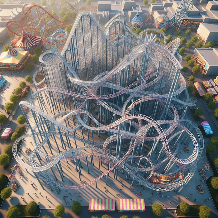 Thrilling Roller Coaster Layout | Exciting Amusement Park Experience ...