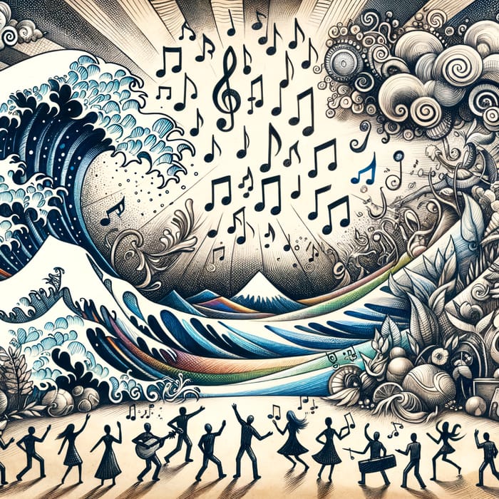 The Impact of Music on Our World: An Art Exploration | AI Art Generator ...