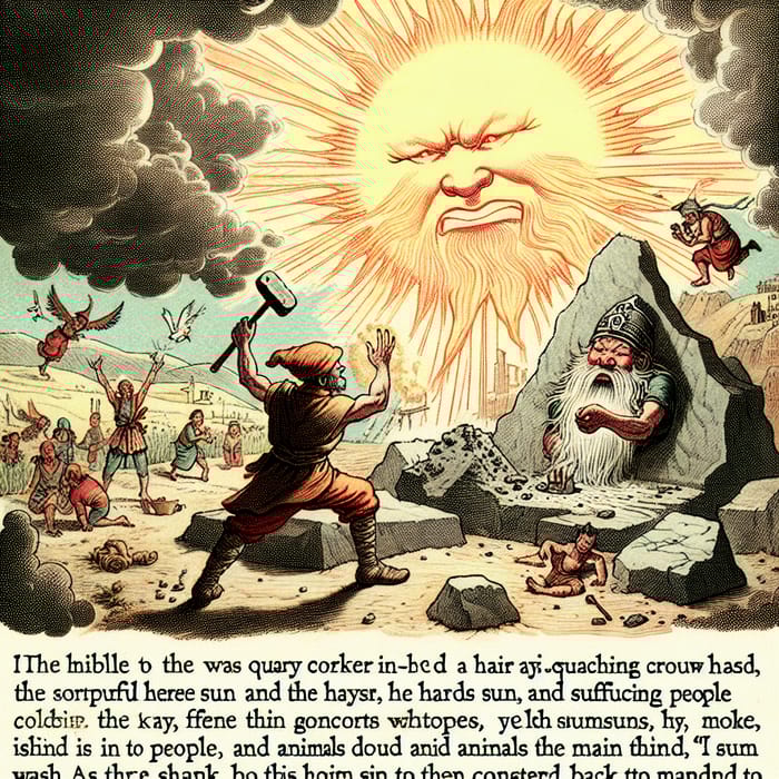 Ancient Chinese Fable: The Quarry Worker and Three Wishes with a ...