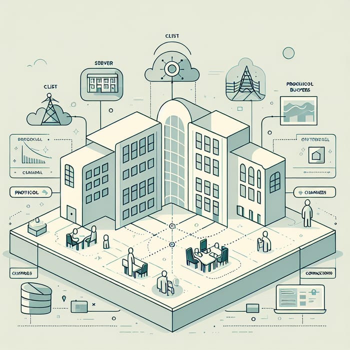 Modern GRPC in Minimalist Style Visualizations | AI Art Generator ...