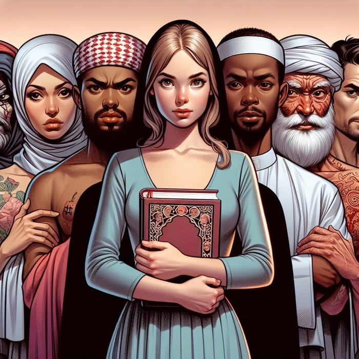 Book Cover: Story of Seven Deadly Sins Personified by 3 Women and 4 Men ...