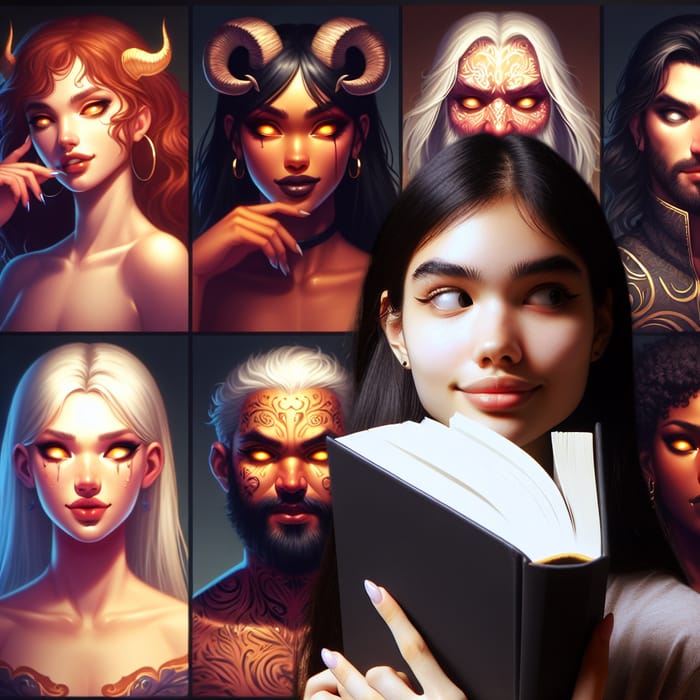 Illustration of Seven Deadly Sins: Three Female and Four Male ...
