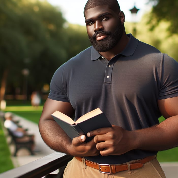 Alex: Friendly Black Gentleman in the Park | AI Art Generator | Easy ...