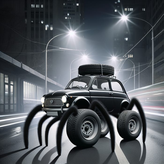 Car Spider Transformation | Midnight Adventure | AI Art Generator ...