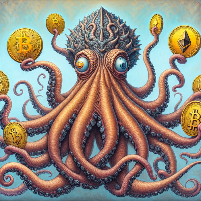 Octopus Cryptocurrencies Meme: Whimsical Internet Humor | AI Art ...