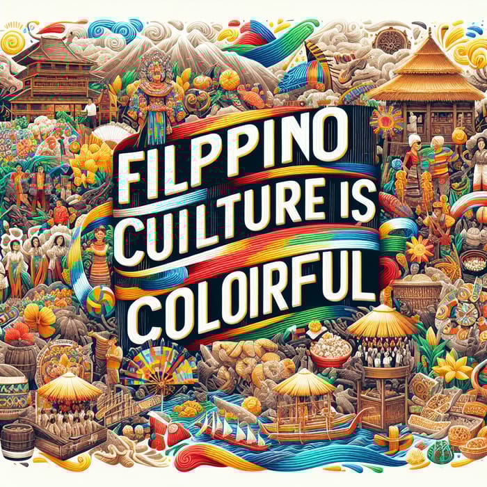 Filipino Culture is Colorful | Celebrate Colorful Traditions | AI Art ...