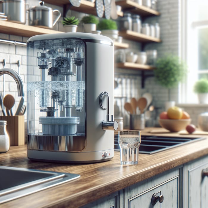Modern Water Purifier for Kitchen | Clean Water Solution | AI Art ...