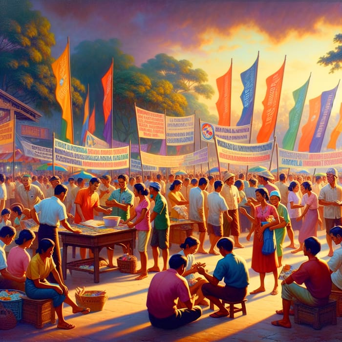 Empowering Filipinos: Unity in Community Activities | AI Art Generator ...