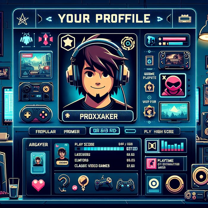 Progxaker Profile: Showcasing Individuality and Gaming Skills | AI Art ...
