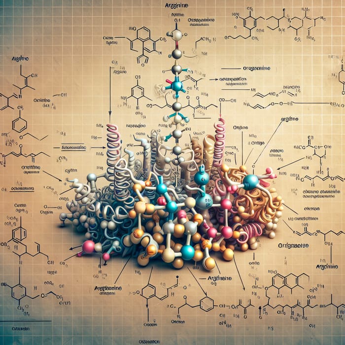 Arginine Dissociation Reaction Explained | AI Art Generator | Easy-Peasy.AI