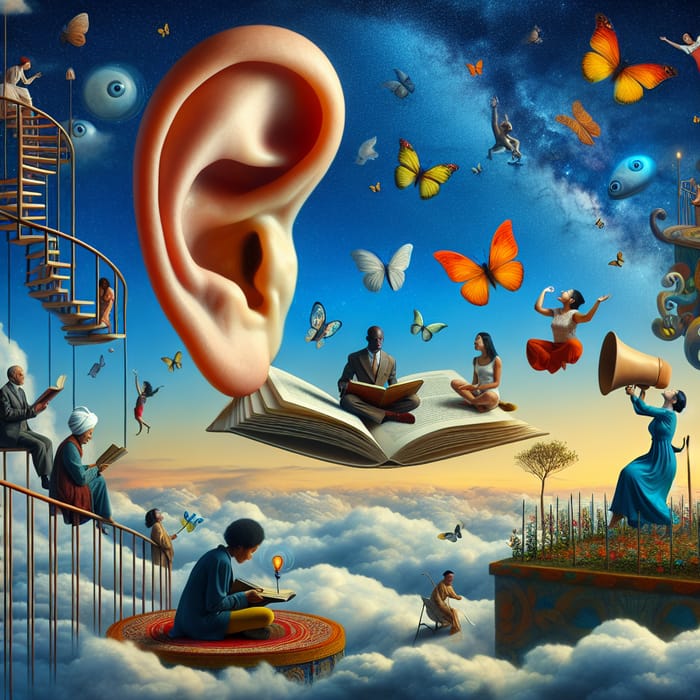 Eavesdropping on Hidden Desires: Surrealist Art | AI Art Generator ...