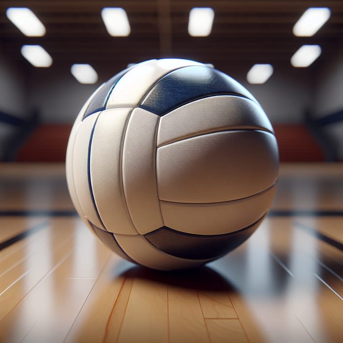 Classic Volleyball with Panel Design | AI Art Generator | Easy-Peasy.AI
