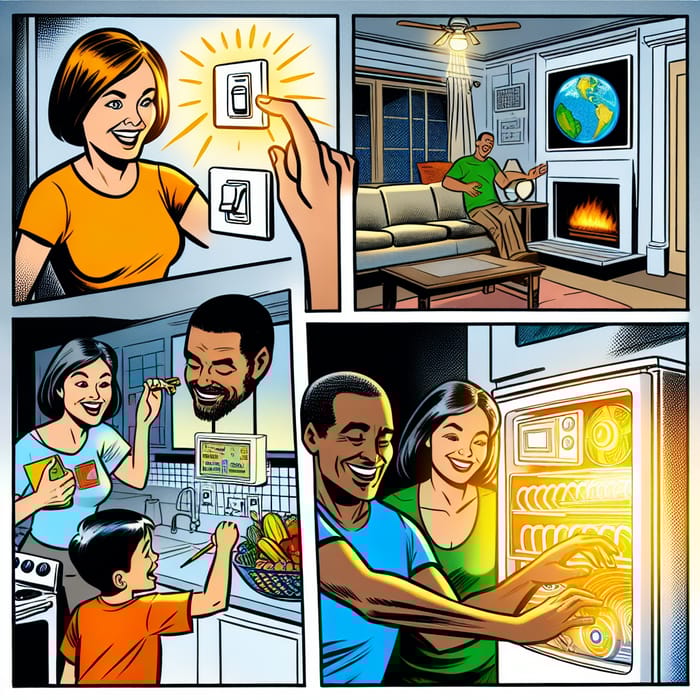 Empowering Family Home with Geothermal Energy | AI Art Generator | Easy ...