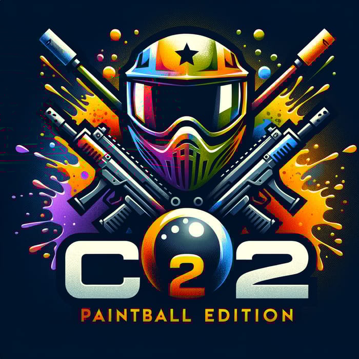 CS 2 Paintball Edition Logo Design - Shooter & Sport Fusion | AI Art ...