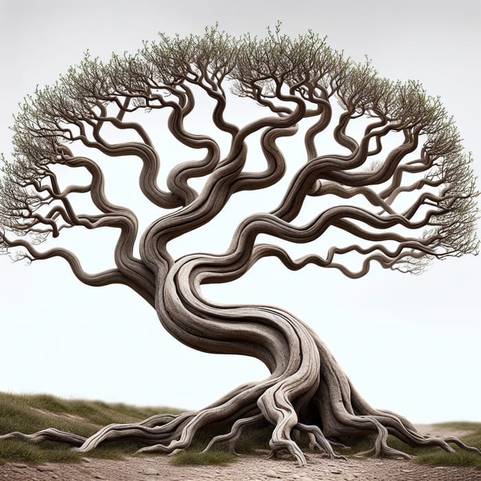 Explore the Unusual Zigzag Tree Growth Phenomenon | AI Art Generator ...
