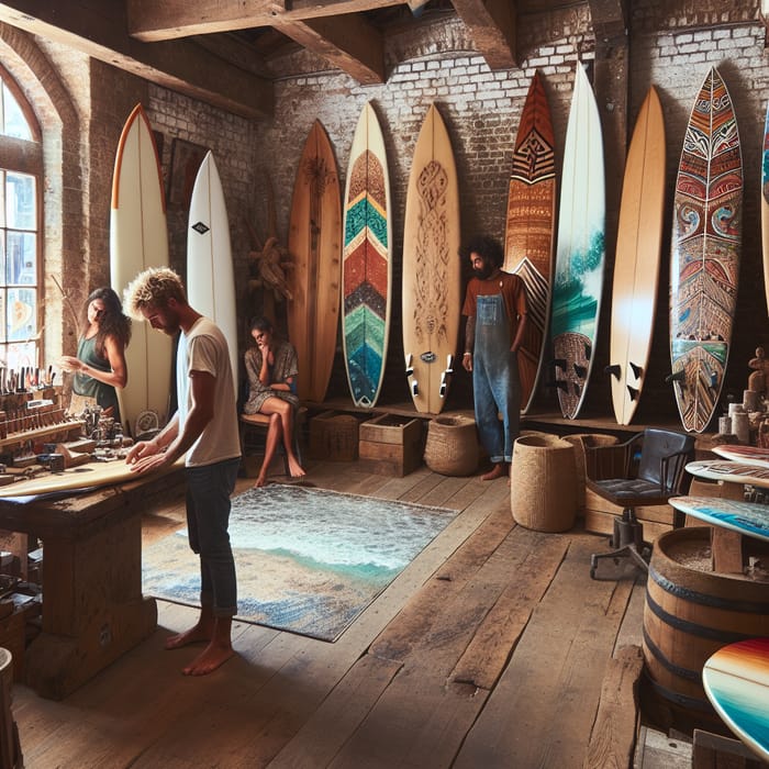 Artisan Surf Designs: Unique Surfboards for Every Wave | AI Art ...